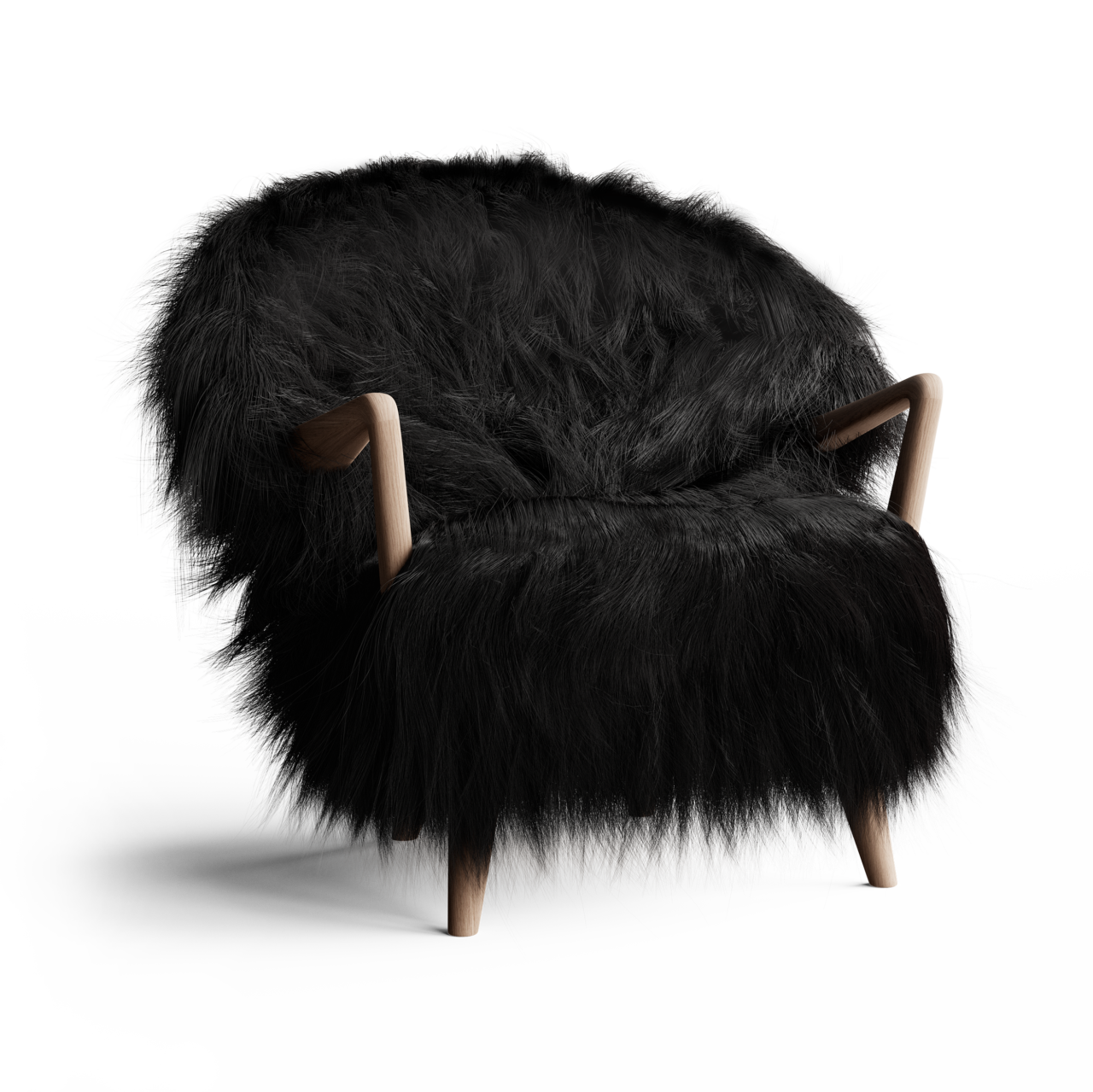 Fluffy lounge chair - EIKUND
