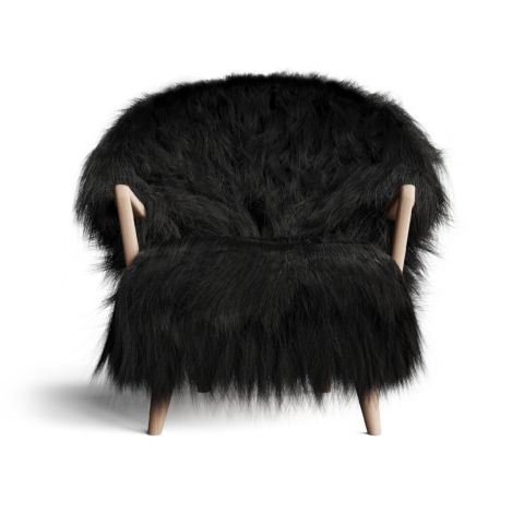 Fluffy lounge chair - EIKUND